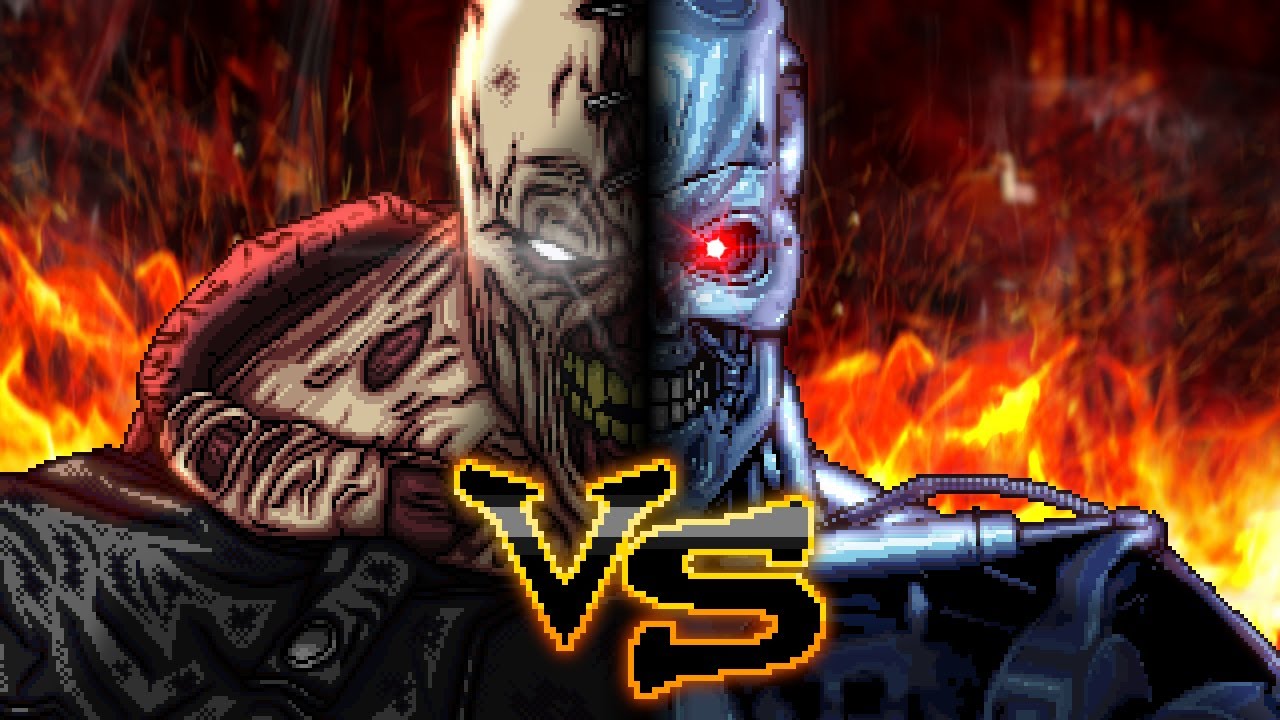 Nemesis VS. Terminator - Sprite Animation - YouTube