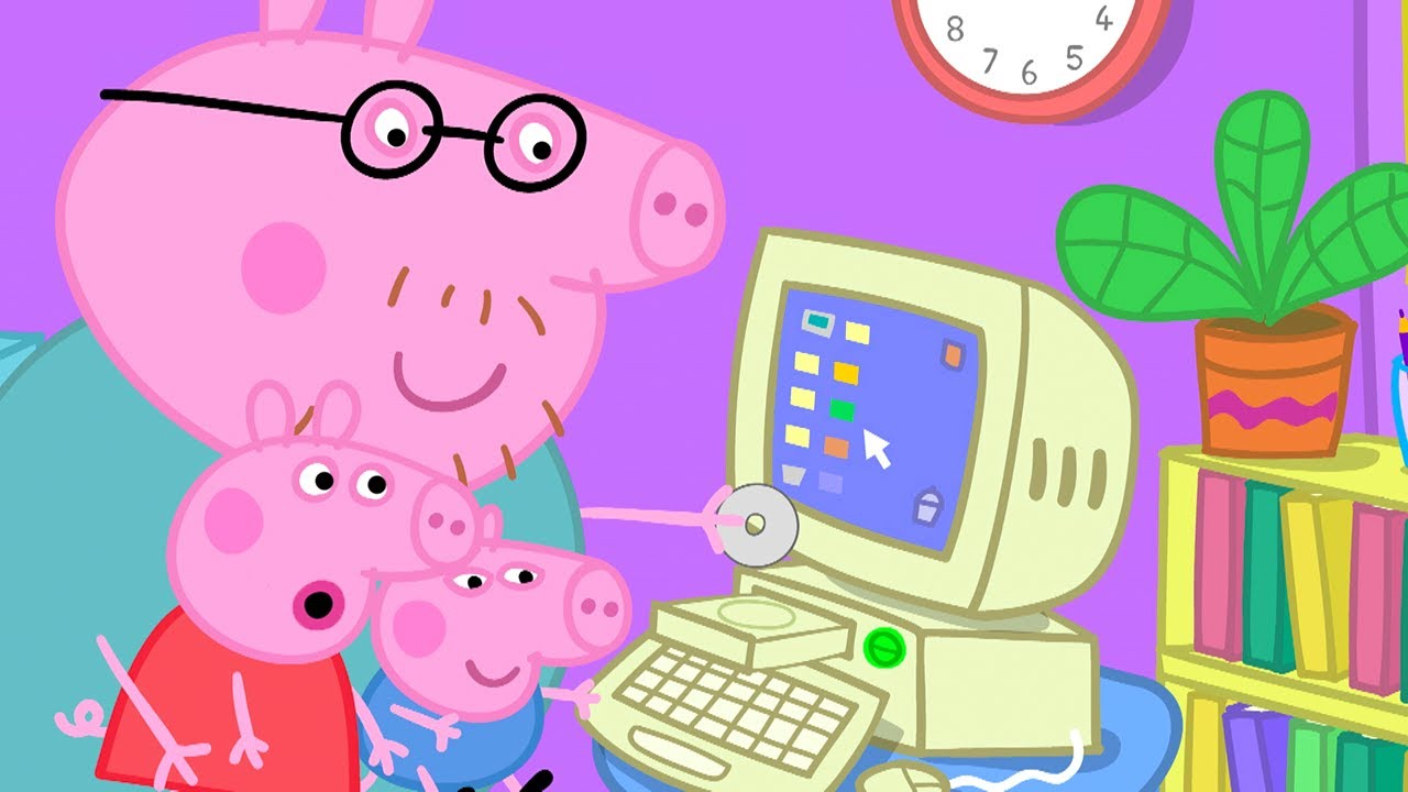 The Mystery Computer Disc 💿 🐽 Peppa Pig and Friends Full Episodes - YouTube