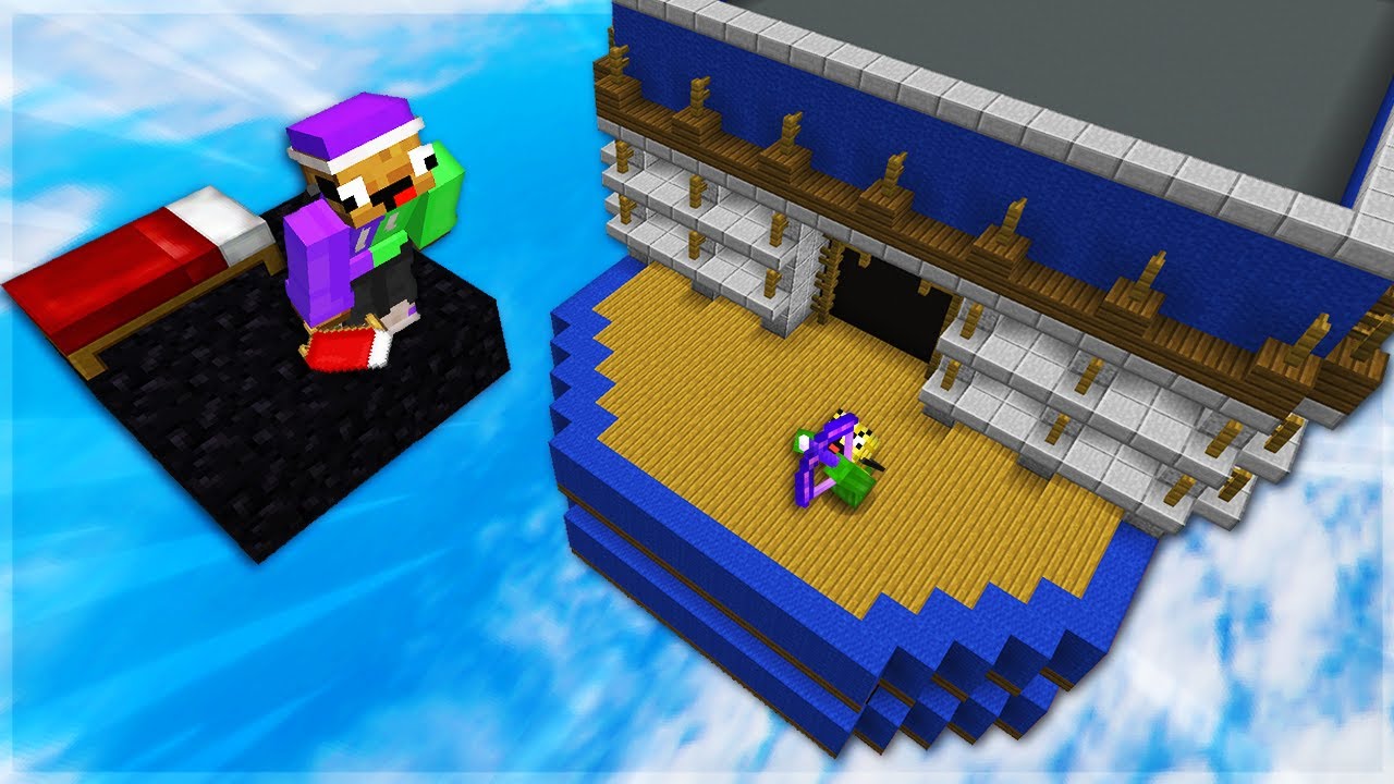 The Obsidian Bed SKYBASE in Bedwars - YouTube