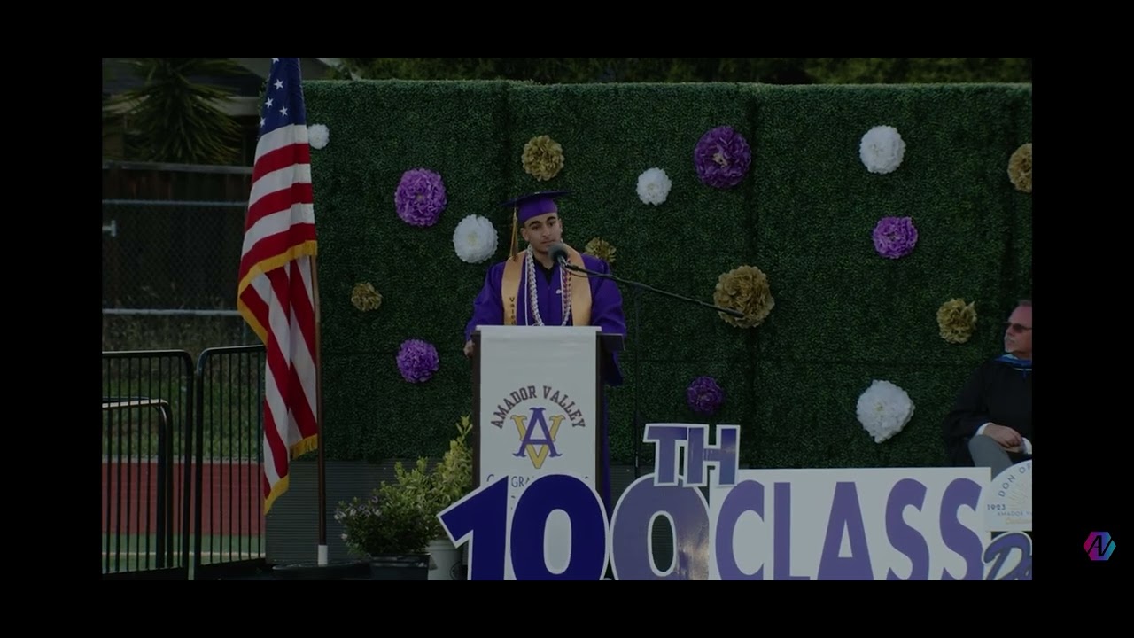 Amador Valley High School’s 100th Valedictorian Speech - YouTube