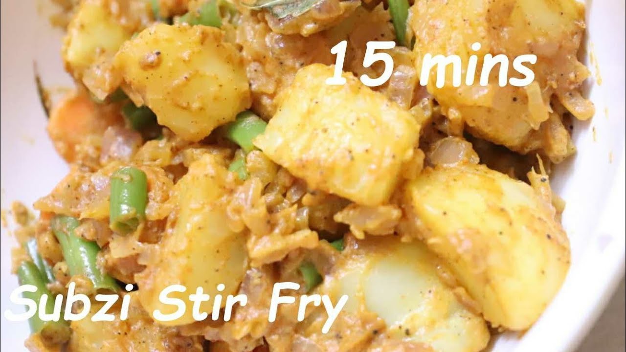 SUBZI STIR FRY || Quick dinner dish || How to make subzi stir fry ...