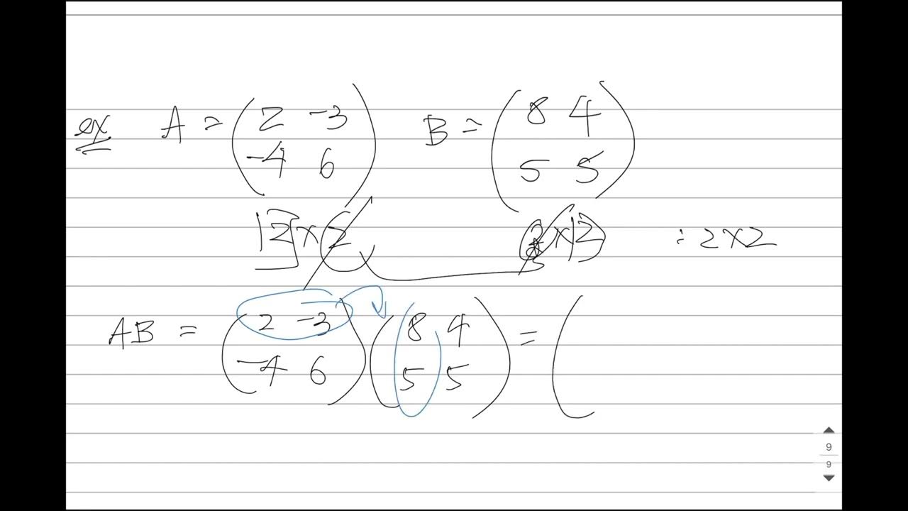 MATH 2210-Sec 2.2-Matrix Arithmetic, Matrix Multiplication and Matrix ...
