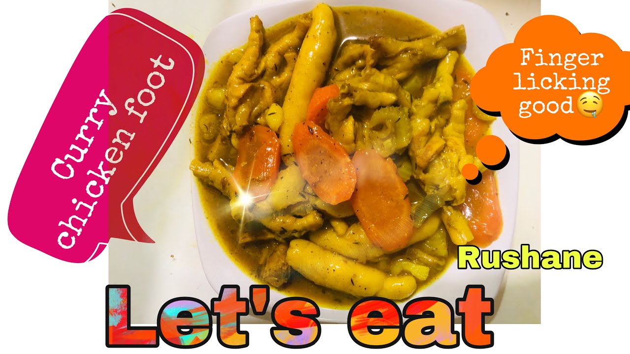How to cook Jamaican curry chicken feet - YouTube