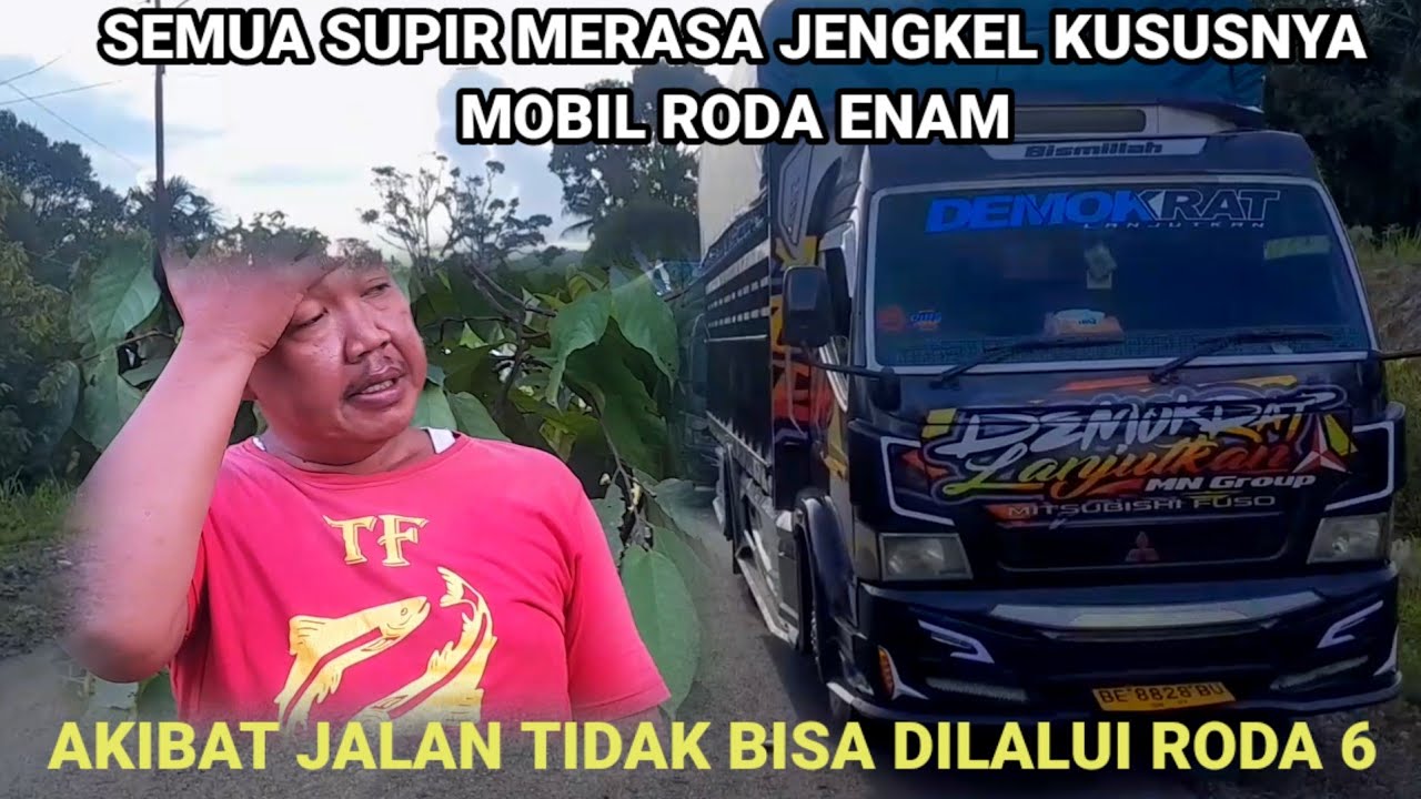 Semua Supir Merasa Jengkel Karna Jalan Takbisa Dilalui Roda Enam - YouTube