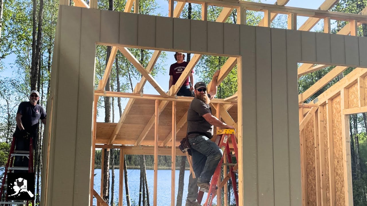 Alaskan Homestead Chicken Coop Build | Part 2 | Modern Homestead In ...