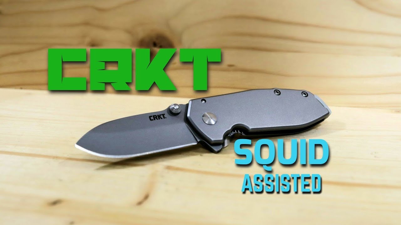 New Assisted CRKT Squid Pocket Knife!!! Unboxing/First Impressions ...