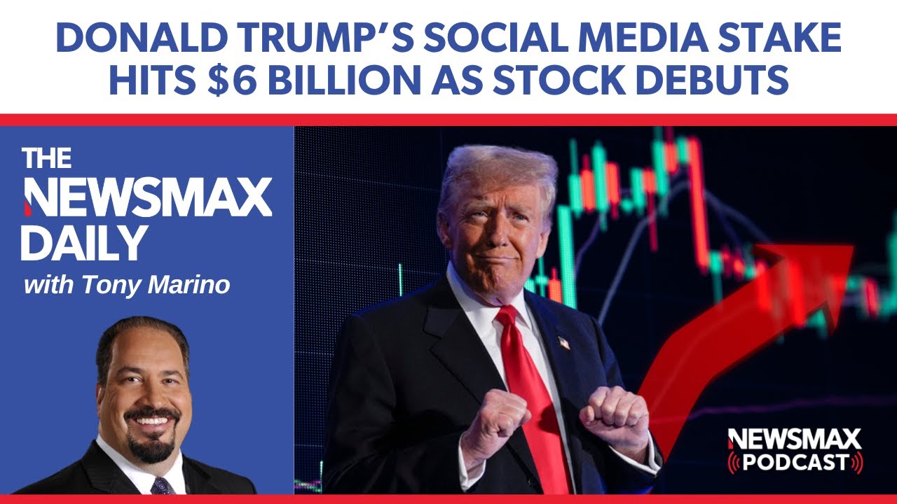 Trump Stock Soars in NASDAQ Debut | The NEWSMAX Daily (03/26/2024) - YouTube