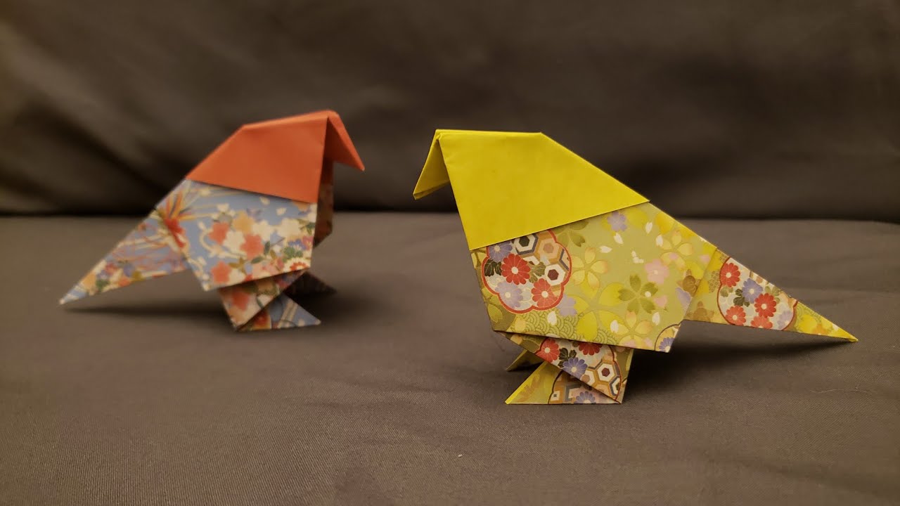 How to make a Parakeet - Origami Tutorial! - YouTube