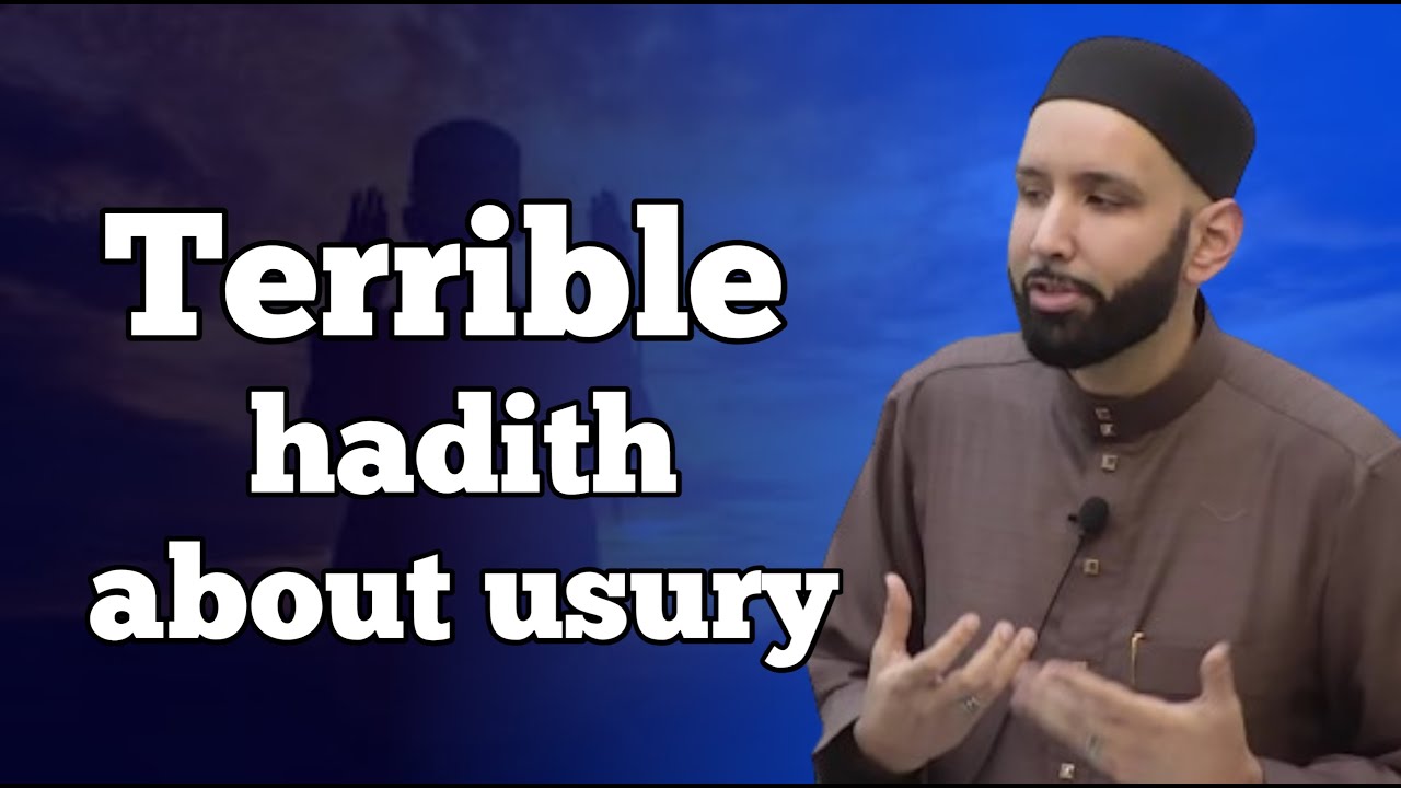 Terrible hadith about usury-Dr.Omar Suleiman - YouTube