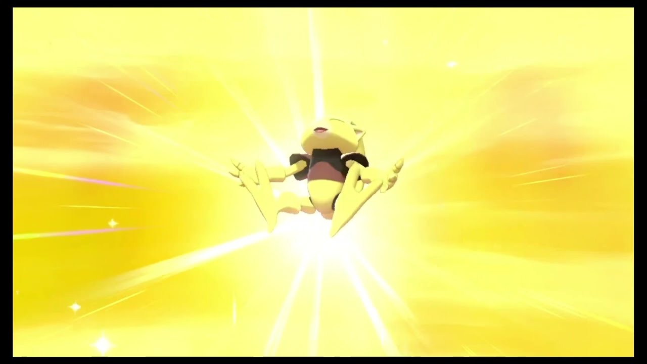 POKEMON SWORD & SHIELD Abra ultra shiny - YouTube