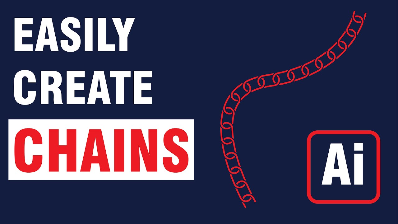 How to Create Chains in Adobe Illustrator CC - YouTube