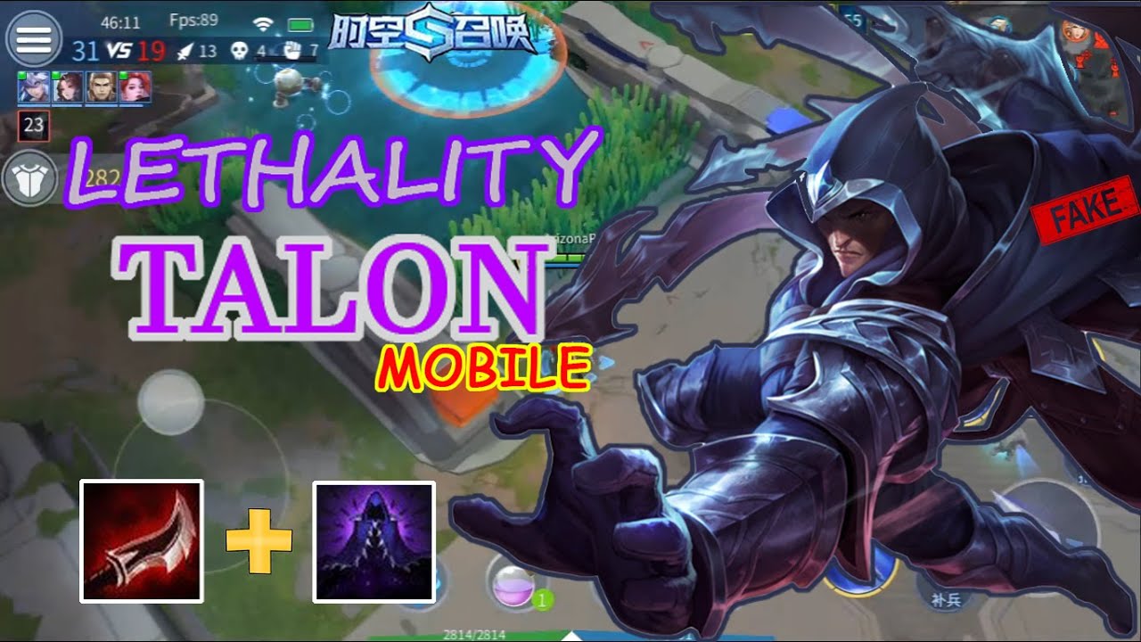 Not LOL Mobile : Talon The Blade's Shadow (Old version) Mobile Gameplay ...