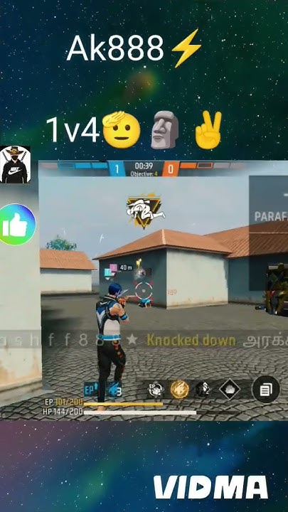 #freefire #ak888 1v4 ♥️ #reels - YouTube