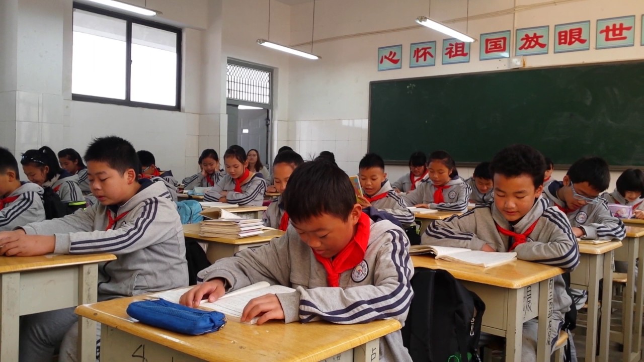 Chinese Public School ESL class Rote Memorization - YouTube