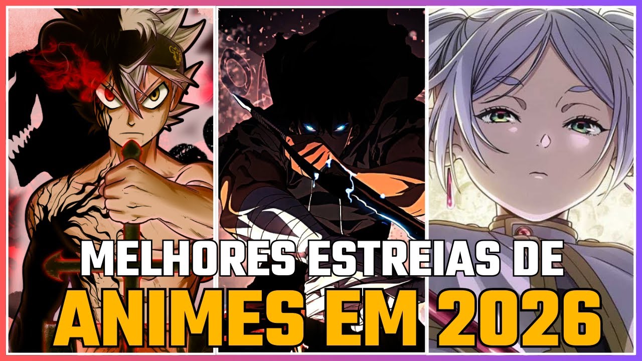 OS 5 ANIMES MAIS ESPERADOS DE 2026 - YouTube