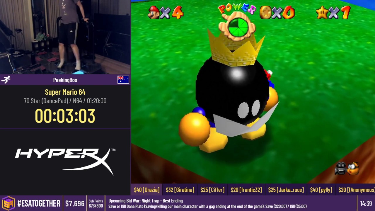 Super Mario 64 [70 Star (DancePad)] by PeekingBoo - #ESATogether2020 ...