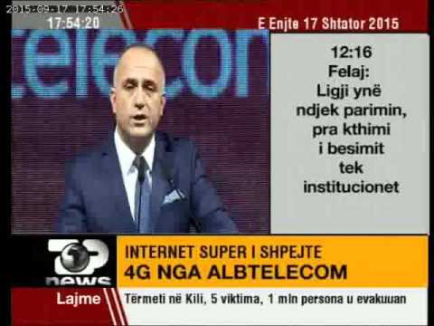 Top News - Internet super i shpejte 4G nga Albtelecom - YouTube