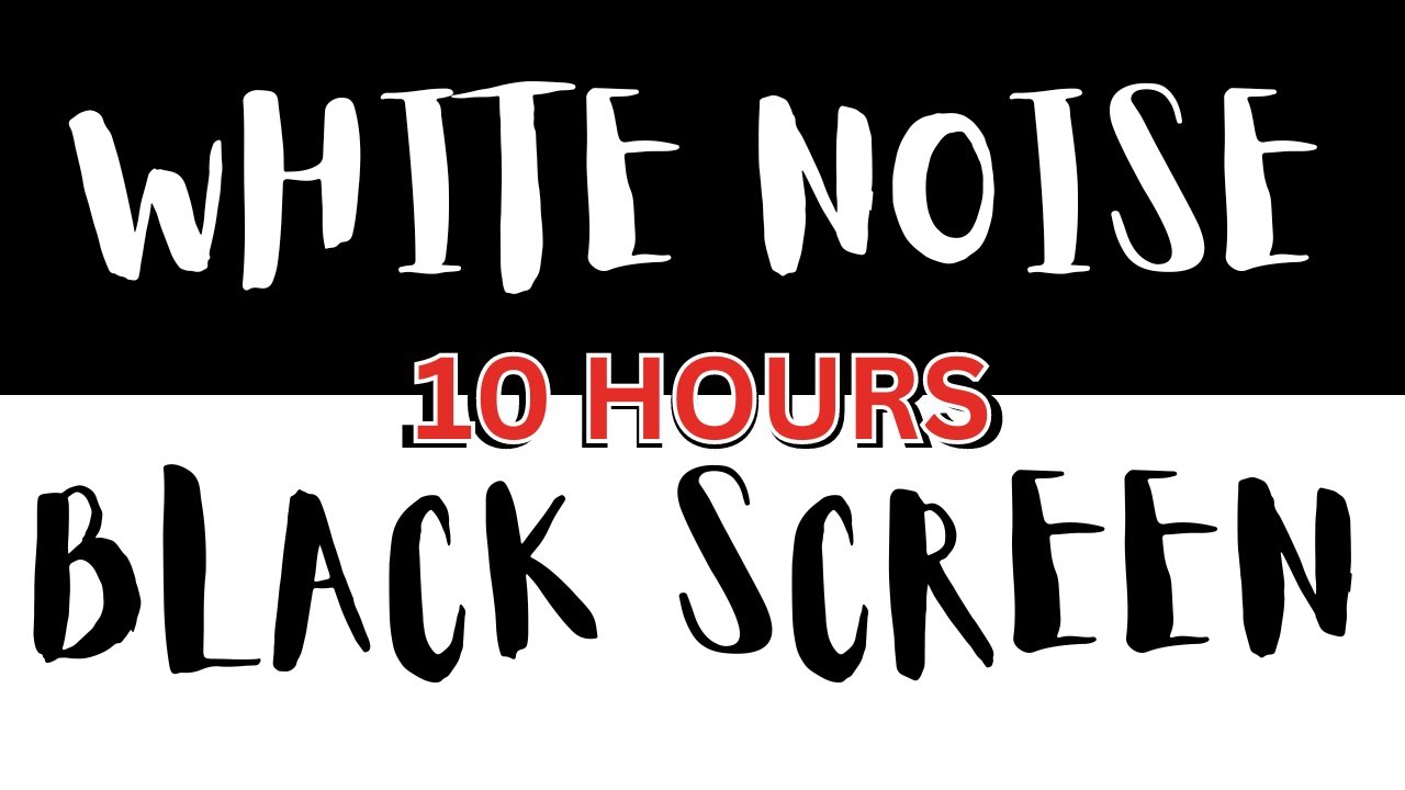 White Noise For 10 Hours // No Ads During Video // Perfect Study, Sleep ...