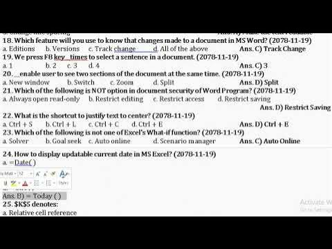 Bagmati Province 5th Level, Computer Operator Written Examination 2078/11/19 #computeroperator ...