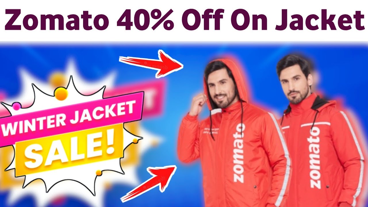 Zomato winter jacket sale in zomato delivery app | Zomato assets offer ...