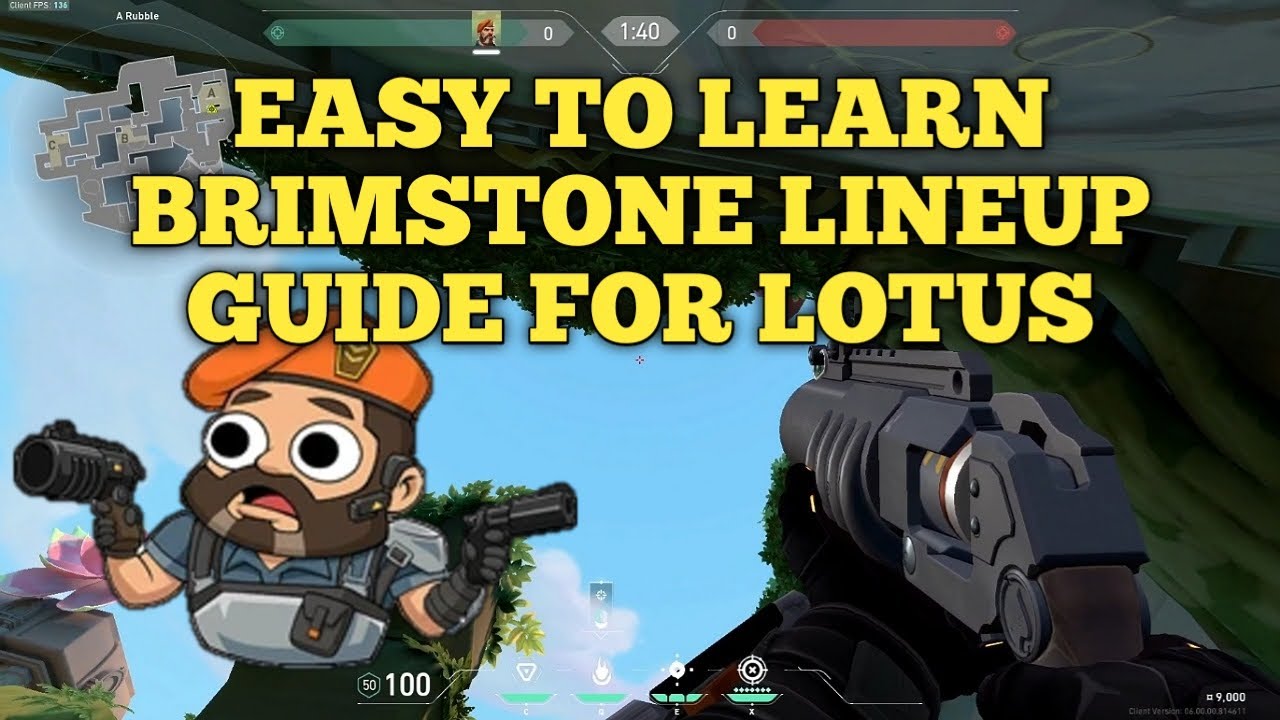 VERY EASY TO LEARN | Brimstone Lineup Guide for Lotus - YouTube