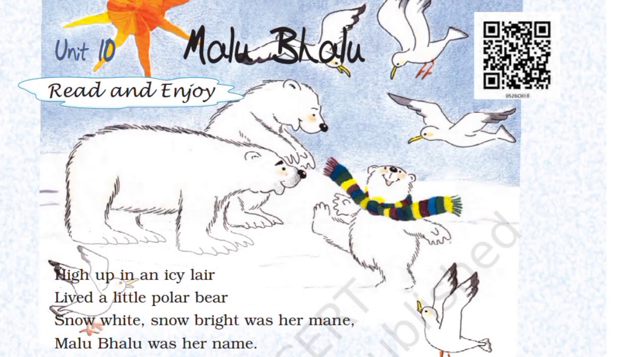 Malu bhalu-Class 5-English-Poem-Hindi explained - YouTube