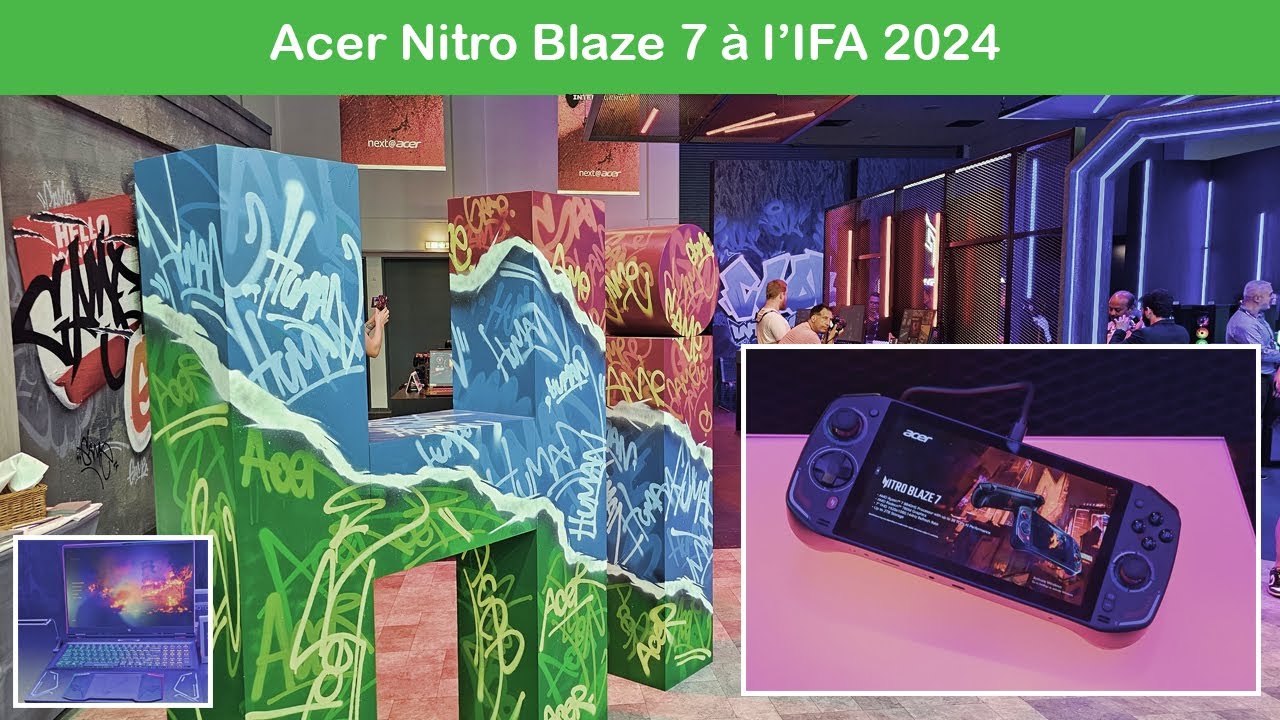 Découverte de la console gaming Acer Nitro Blaze 7 et PC Predator ...