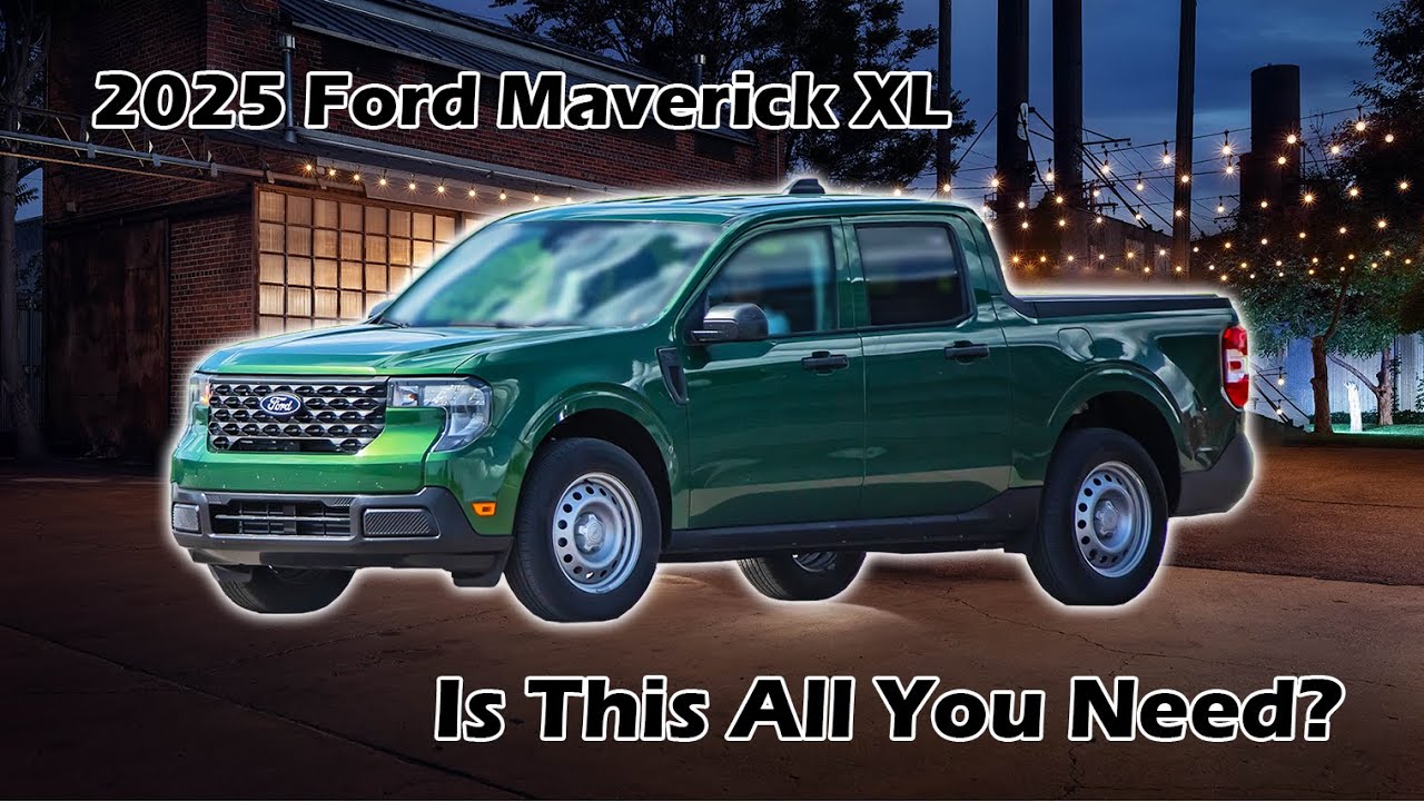 2025 FORD MAVERICK XL: So Much Standard Equipment - YouTube
