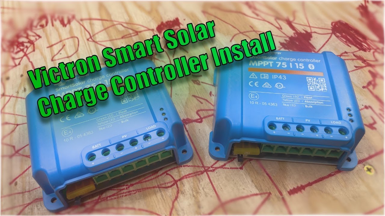 Victron Charge Controller Unbox and Install - YouTube
