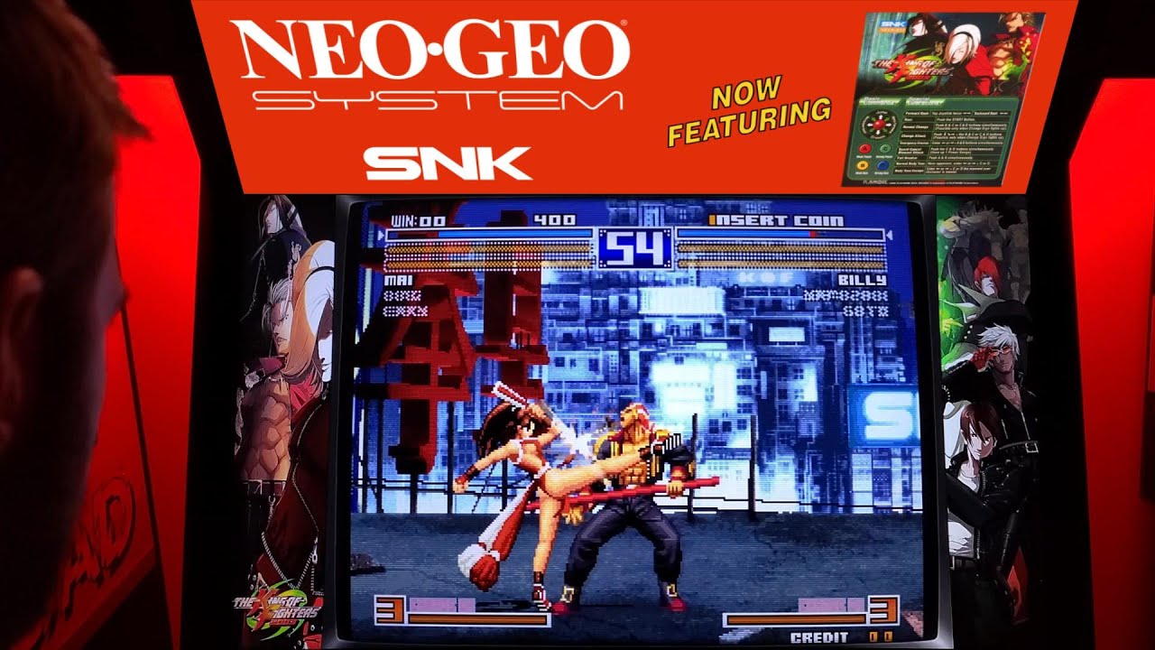 The King of Fighters 2003 Arcade Cabinet MAME Gameplay w/ Marquee - YouTube