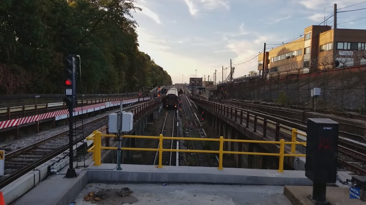 NYC Subway AB Standards and D-Types approaching 9th Avenue Lower Level ...
