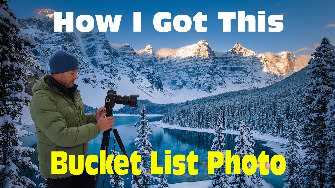 Moraine Lake Bucket Shot | 4K UHD Landscape Photography Travel Vlog ...