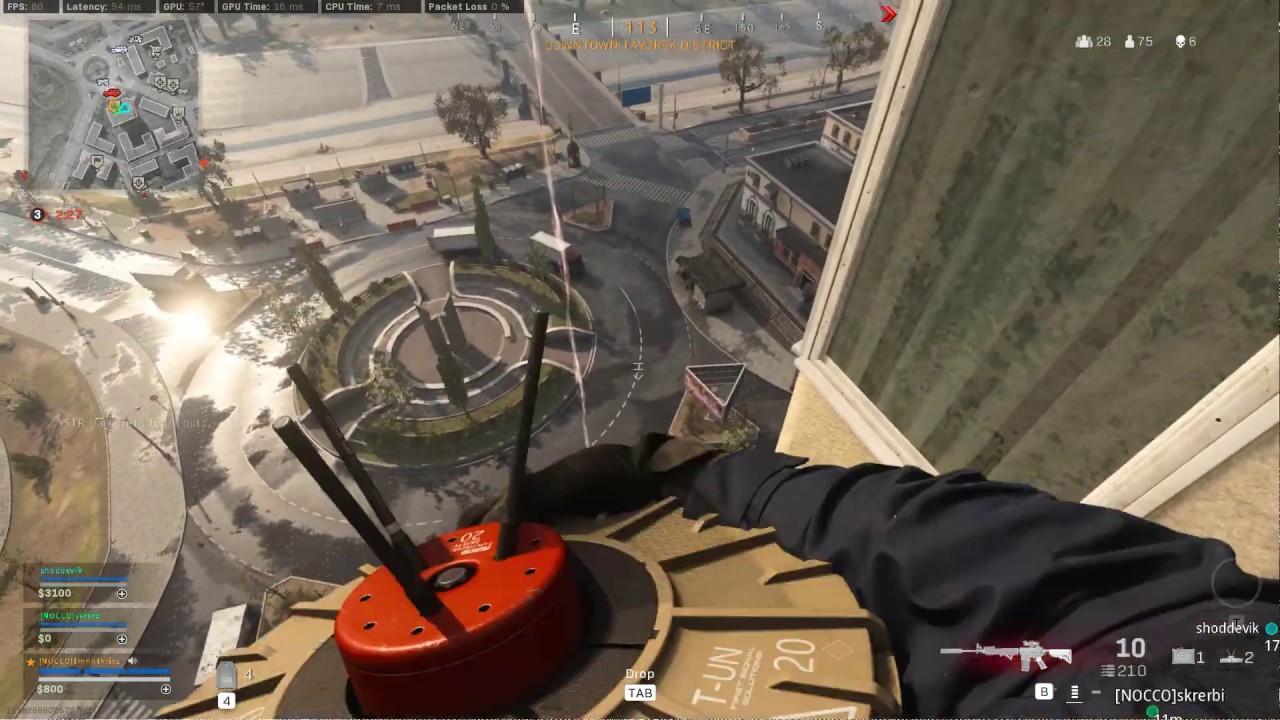 Warzone mine Throw - YouTube