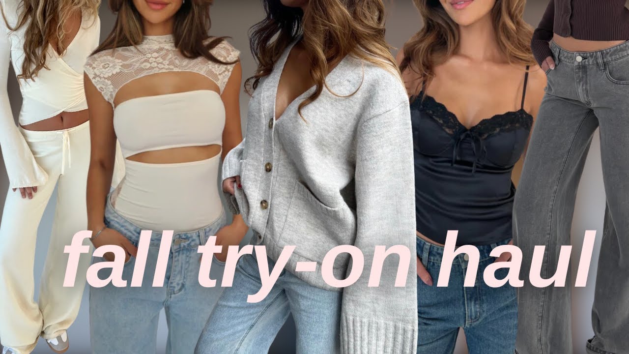 TRY ON fall clothing haul | new in VENDERBYS - YouTube