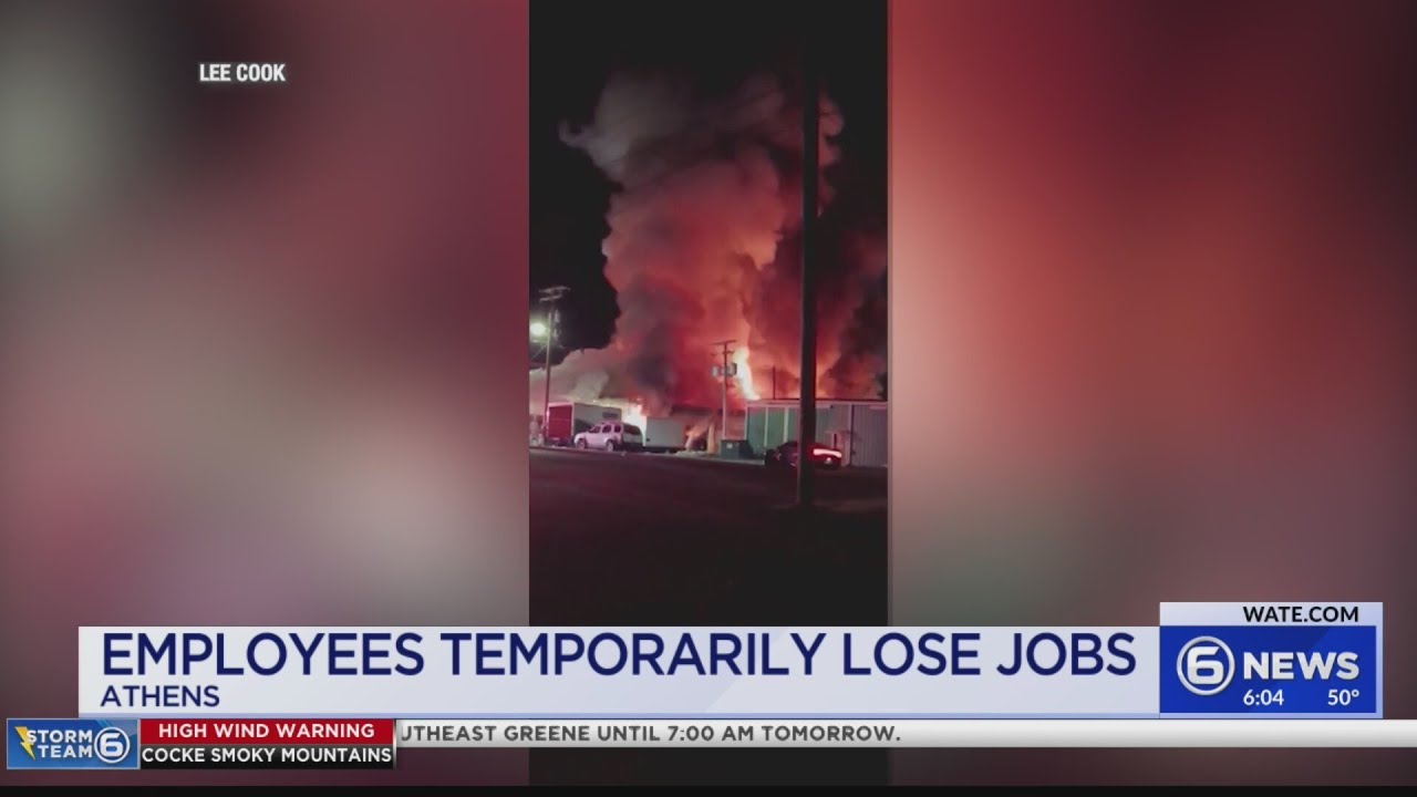 Employees temporarily lose jobs after UPS fire - YouTube