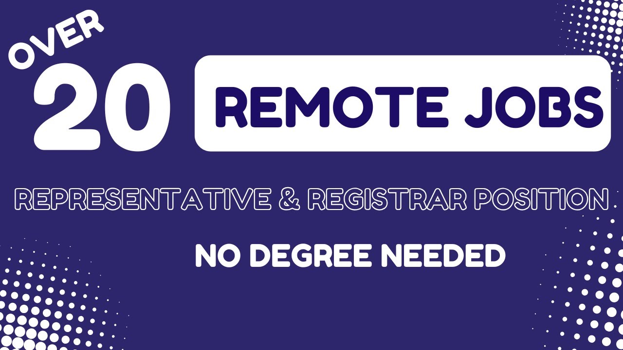 27 Remote Healthcare Jobs | Work From Home Positions | Representative ...