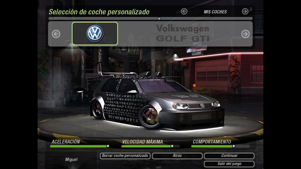 Need for Speed: Underground 2 - VW Golf - YouTube