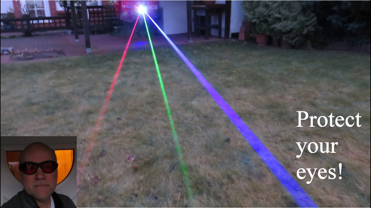 Green Laser 300mW - YouTube