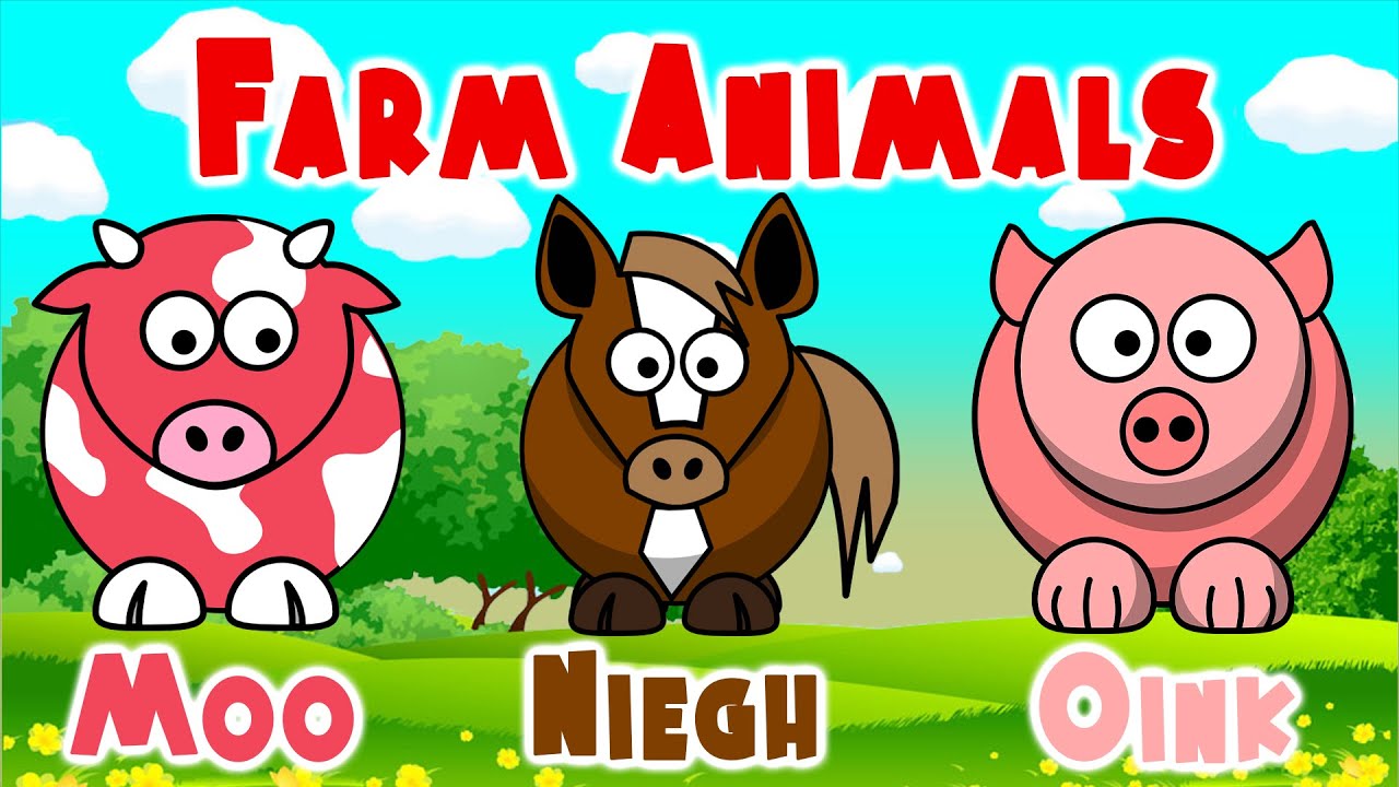 Farm Animals Song | Animal Songs for Toddlers | LittleKidsTV - YouTube