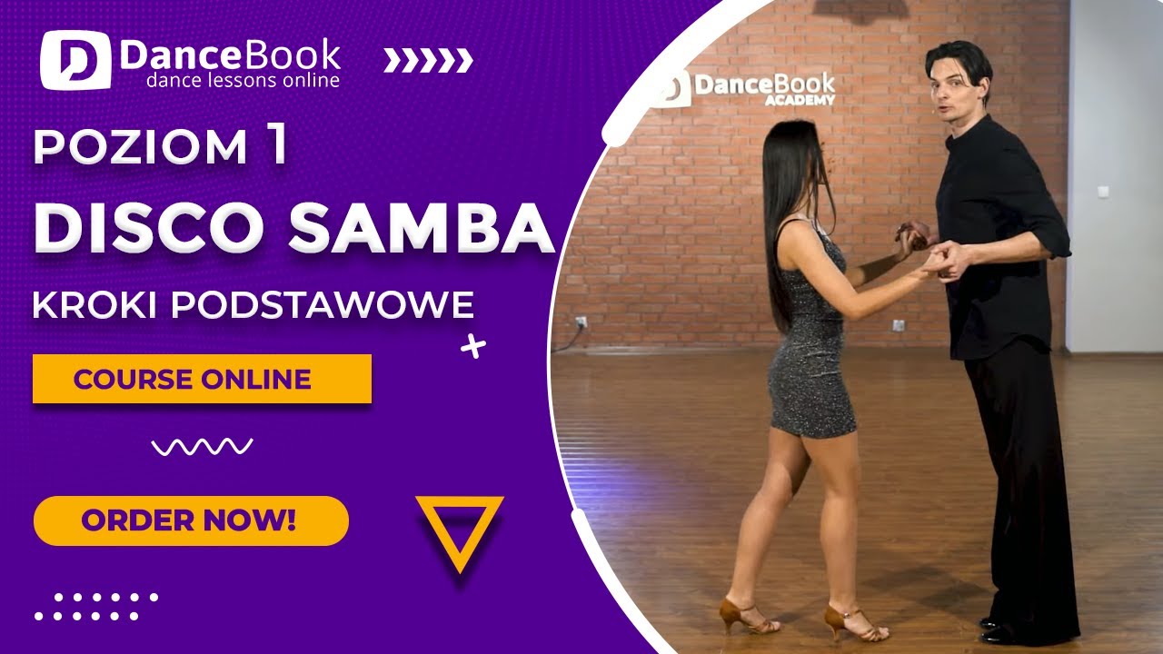 Disco Samba - Krok Podstawowy - Poziom 1 - DanceBook.PL - YouTube