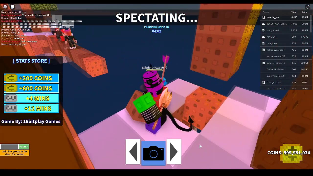 Roblox: Needle_Me Test Skywars-WedsdaPlay w Da Clowns - YouTube