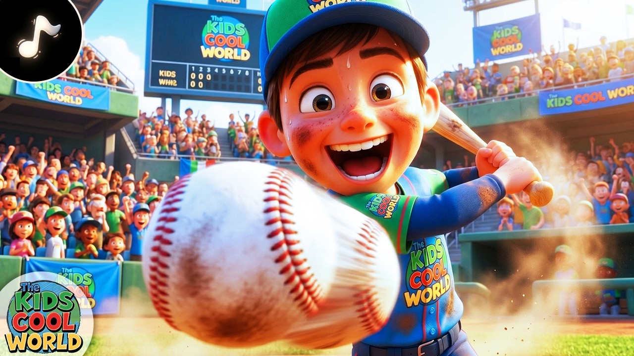 Take Me Out to the Ball Game! ⚾ Kids Baseball Song & Sports Nursery ...