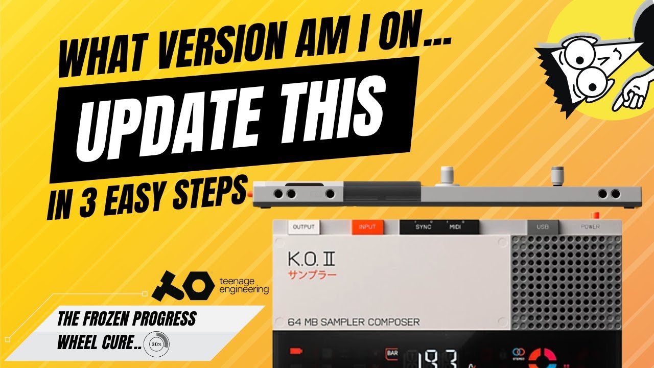 Just Got Teenage Engineering EP-133 KO II What Software Version Are You ...