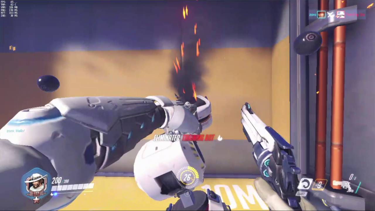 Overwatch: one shot macro for mecCre - YouTube