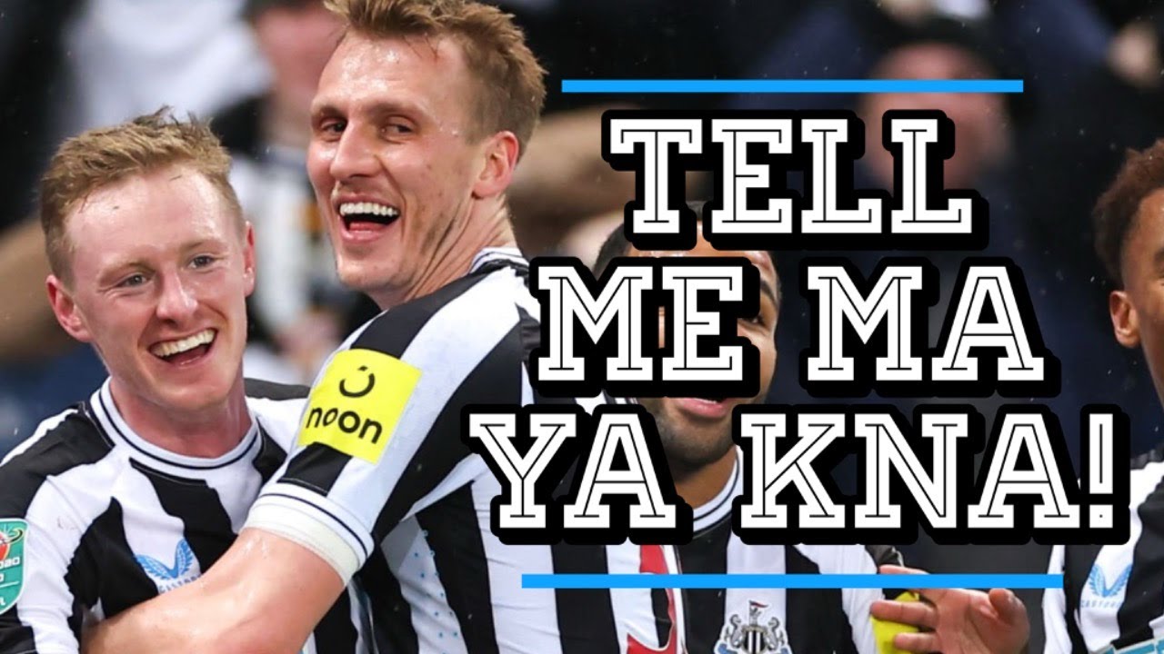 LIVE | TELL ME MA, YA KNA ! | #NUFC REACH A CUP FINAL - YouTube
