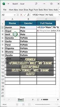 ADD PREFIX (MR. & MRS.) - YouTube