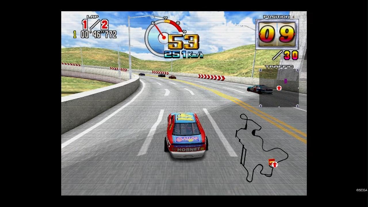 SEGA Racing Classic 2 - Expert Course (Reverse) | Hornet Classic ...