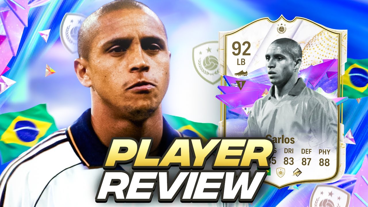 92 FUTURE STARS ICON ROBERTO CARLOS SBC PLAYER REVIEW | FC 24 Ultimate ...