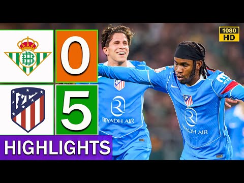 Atletico Madrid vs Real Betis 5-0 Highlights & All Goals | Copa Rey 2026