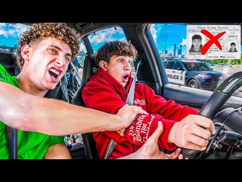 I Tried To Teach Nidal How To Drive ! *Crashes Car! *